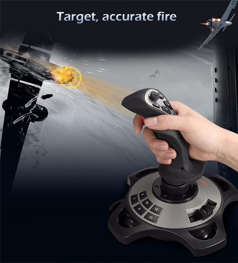 PXN PRO 2113 Wired 4 Axles Flying Game Joystick Simulator Controller PXN PRO 2113 Wired 4 Axles Flying Game Joystick Simulator Controller